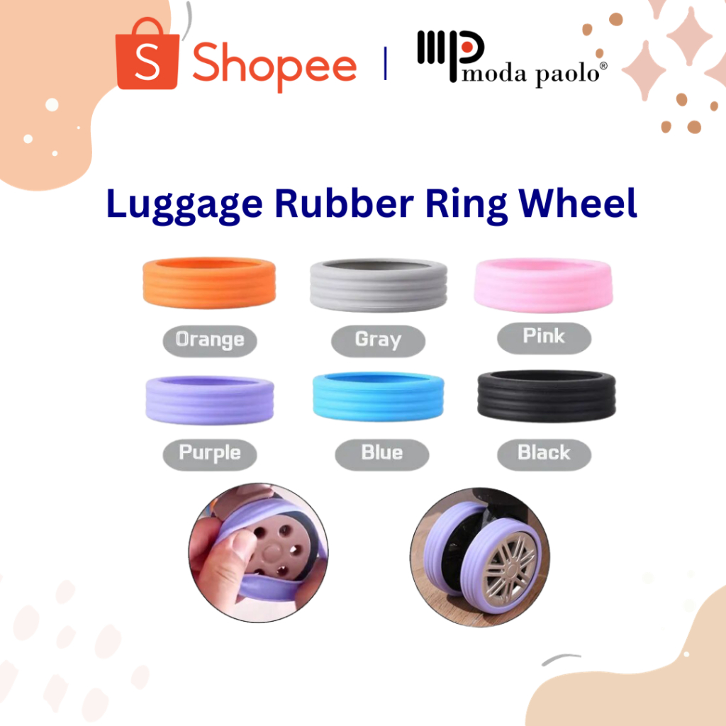 Moda Paolo Luggage Rubber Ring Wheel | Flexible Ring Elastic (8pcs/pack ...