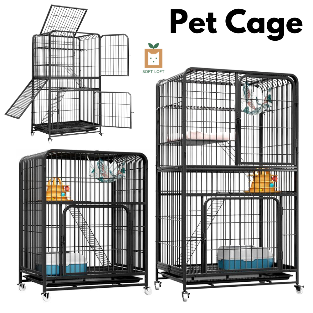 Pet Cage Cat Dog Cage Premium Quality Metal Pets Cage Pets Villa Pets ...