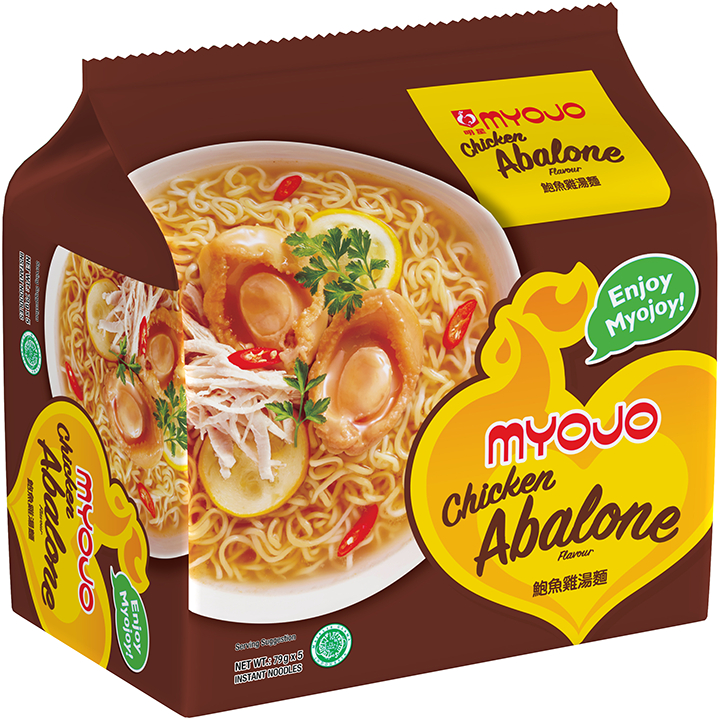 Myojo Chicken Abalone Flavoured Instant Noodles (5 x 79g) | Shopee Singapore