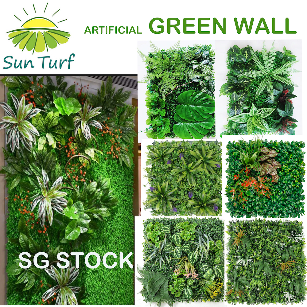 SG Stock. Artificial Greenery Panel Wall Carpet Grass Panel Plant Green ...