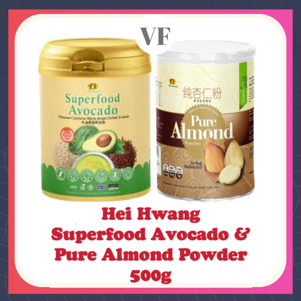 Hei Hwang Pure Almond Powder Black King & Superfood Avocado 500g ...