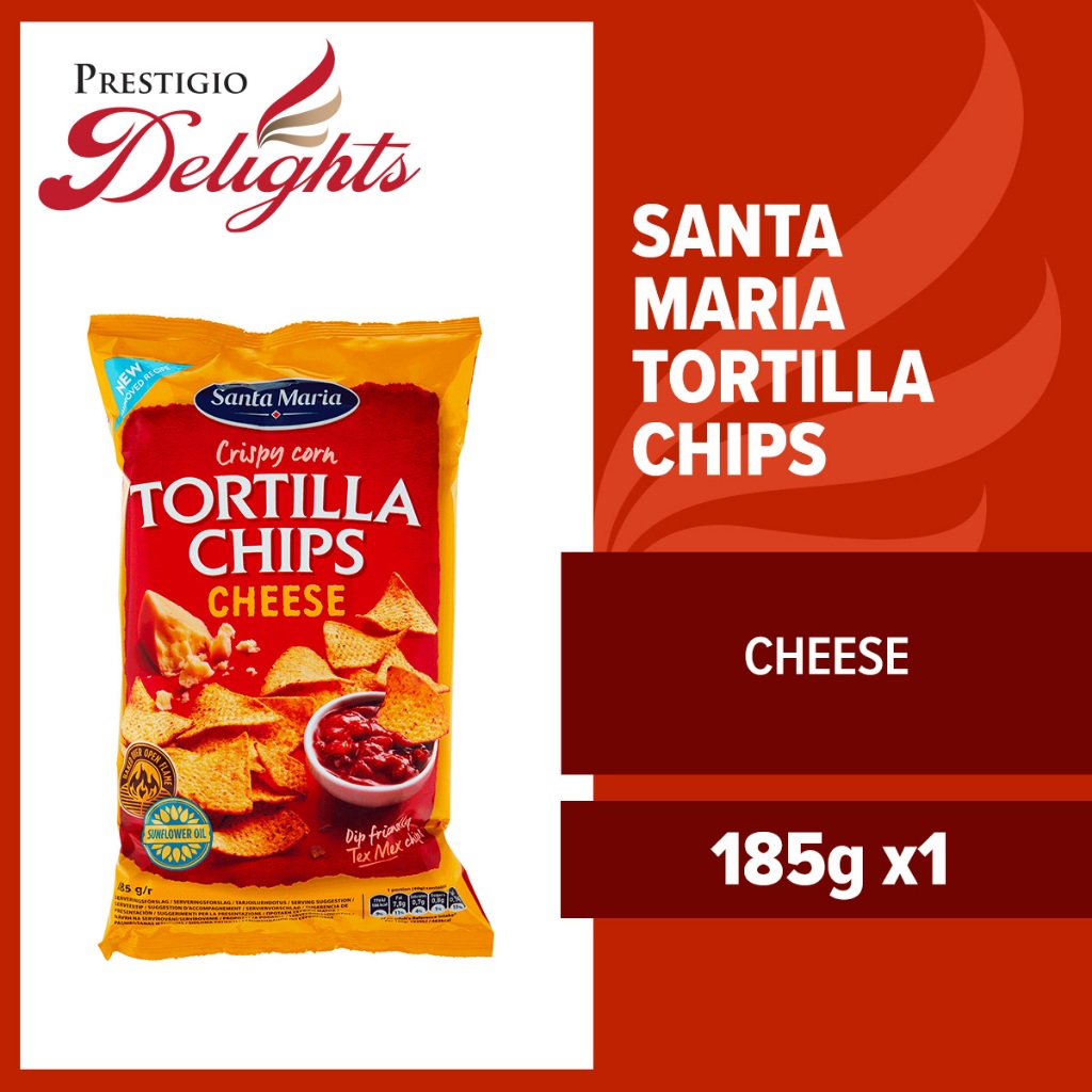 Santa Maria Tortilla Chips Cheese 185g | Shopee Singapore