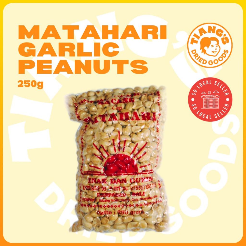 Local Seller [Matahari] Bali Garlic Peanuts/ Kacang Bawang Putik 250g ...