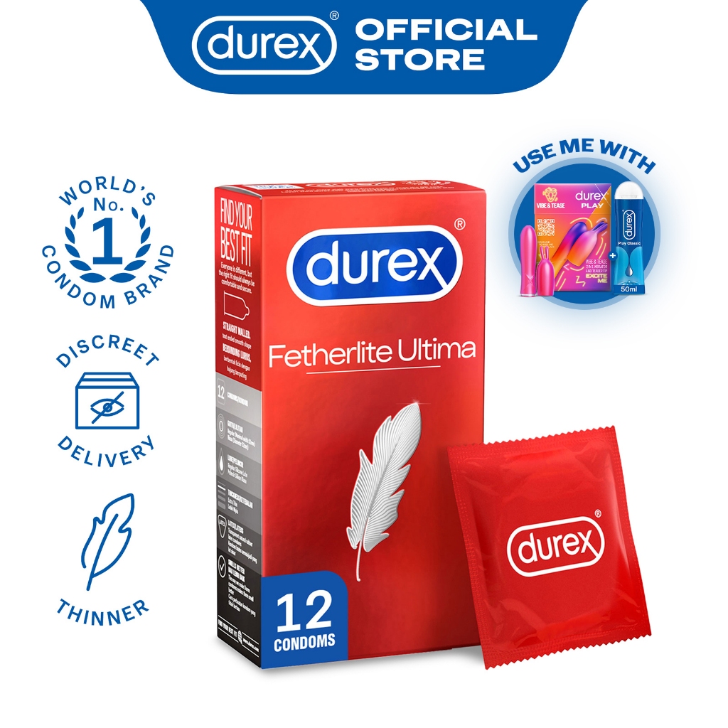 Durex Fetherlite Ultima Condoms (Ultra Thin) (12s) | Shopee Singapore