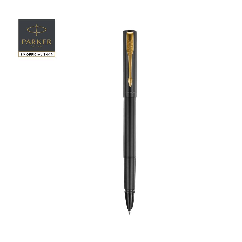 Parker Vector XL Black Gold Trim Rollerball Pen | RB | Shopee Singapore