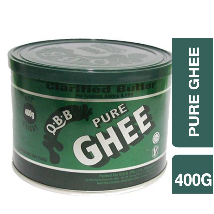 QBB Pure Ghee 400gm / Clarified Butter /Pure Cow Ghee 400gm | Shopee ...