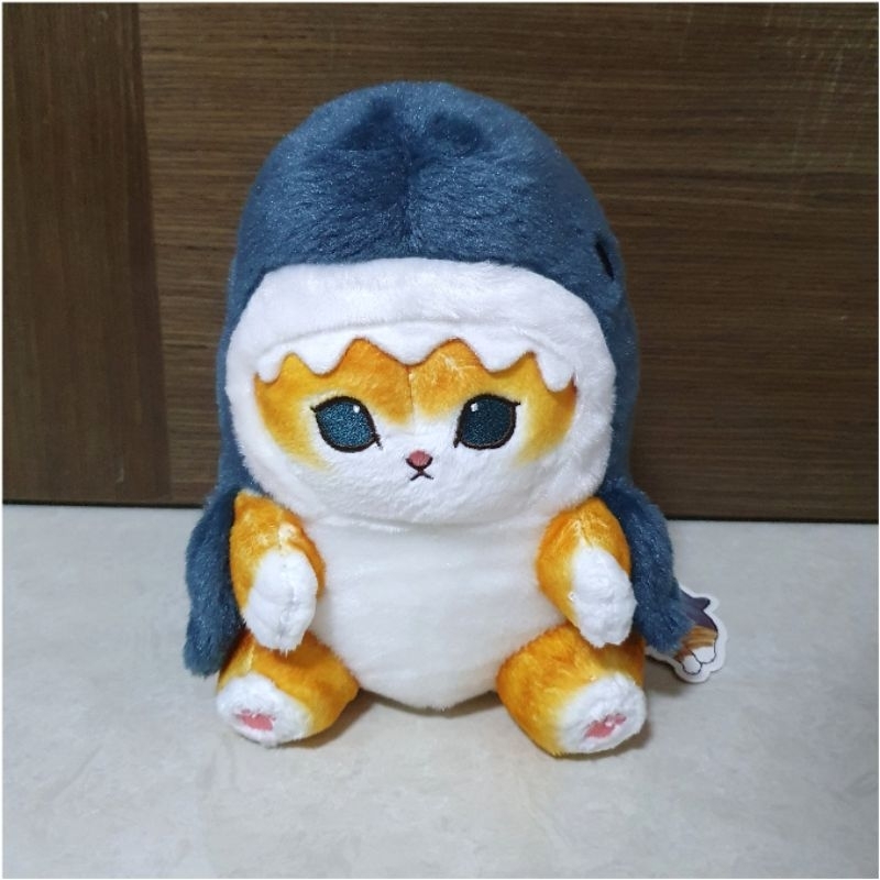 Authentic Mofusand Cat in Shark Suit 20cm Stuffed Plush Soft Toy ...