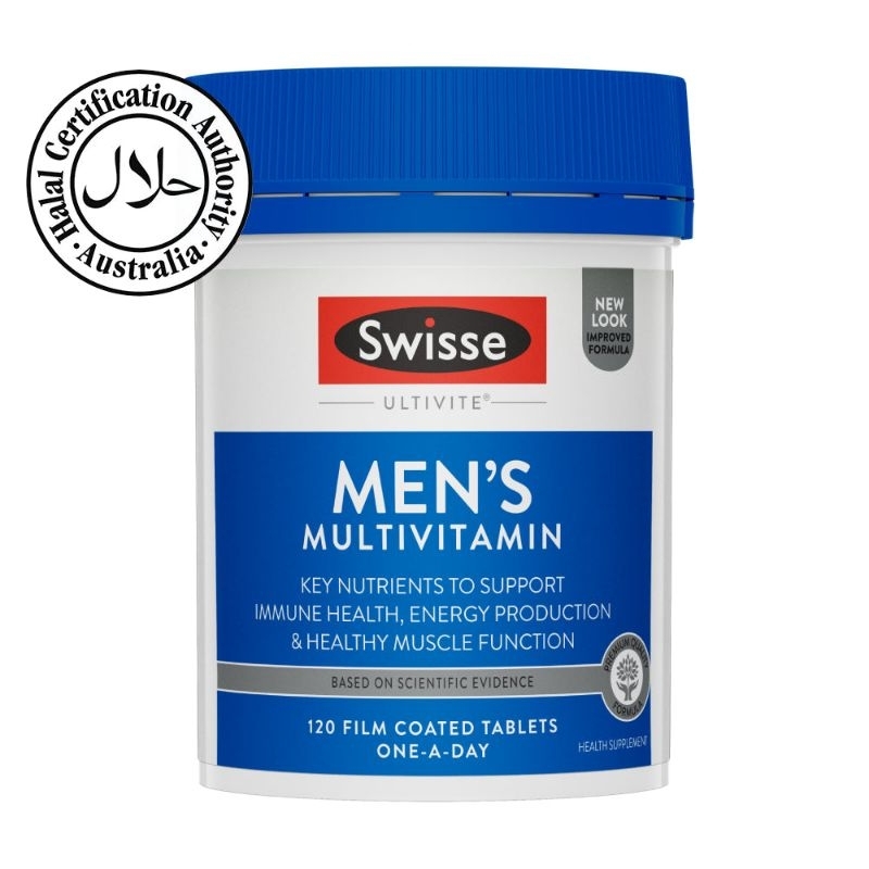 Swisse Ultivite Men’s Multivitamin 120 tablets (New Look & Improved Formulation) | Shopee Singapore