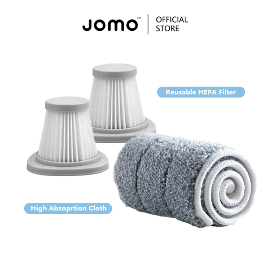 JOMO Filter for Cordless 2 in 1 Electric Vacuum Mop Handheld Cordless ...