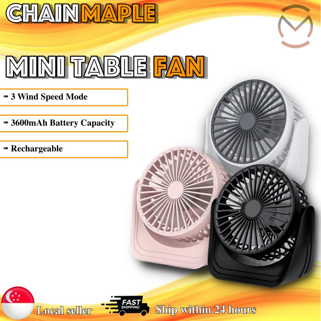 [SG LOCAL SELLER] Portable Mini Fan/ USB Fan/ Table Fan/ Handheld Fan ...