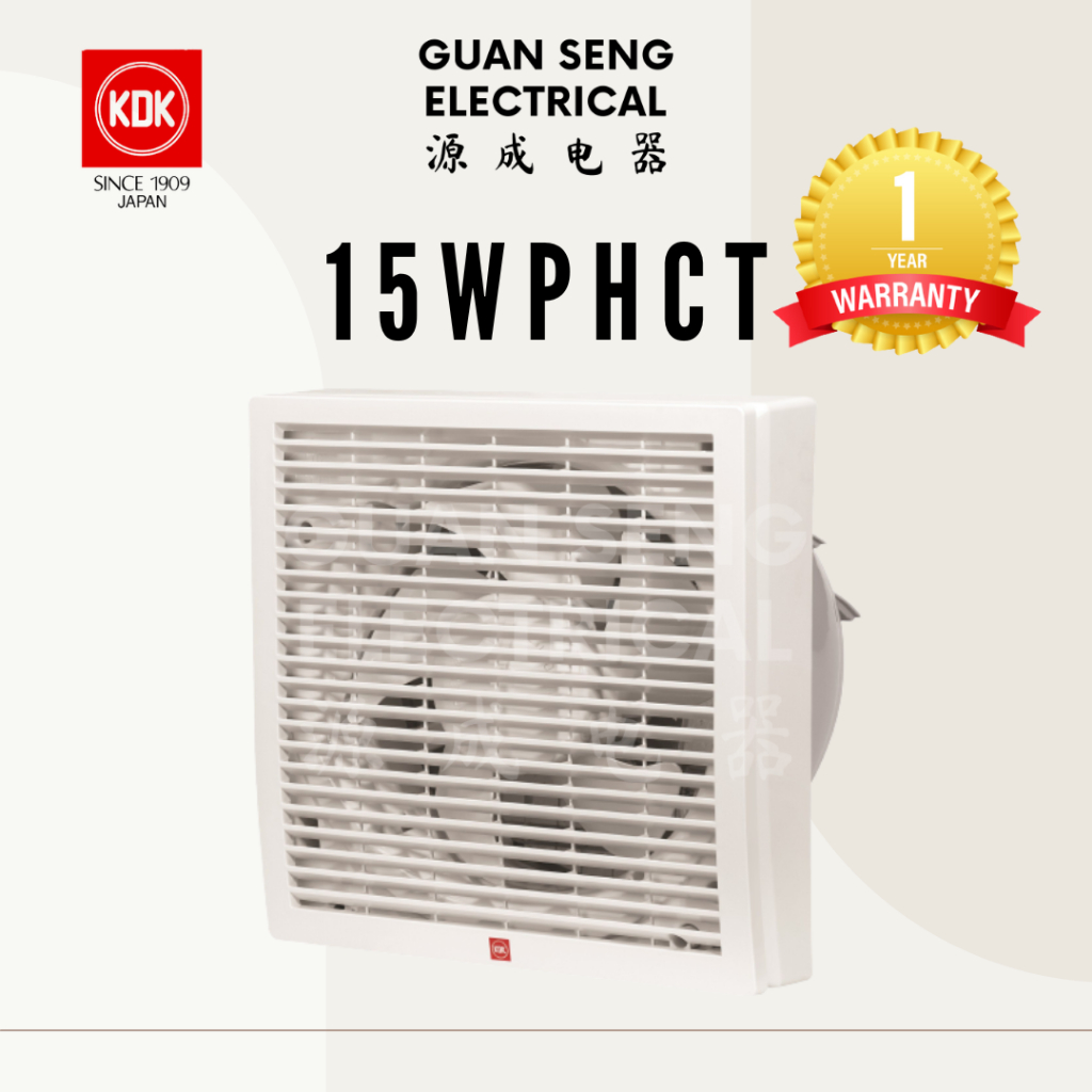 [SG Seller] KDK 15 20 WHPCT Exhaust Ventilating Fan | Guan Seng ...