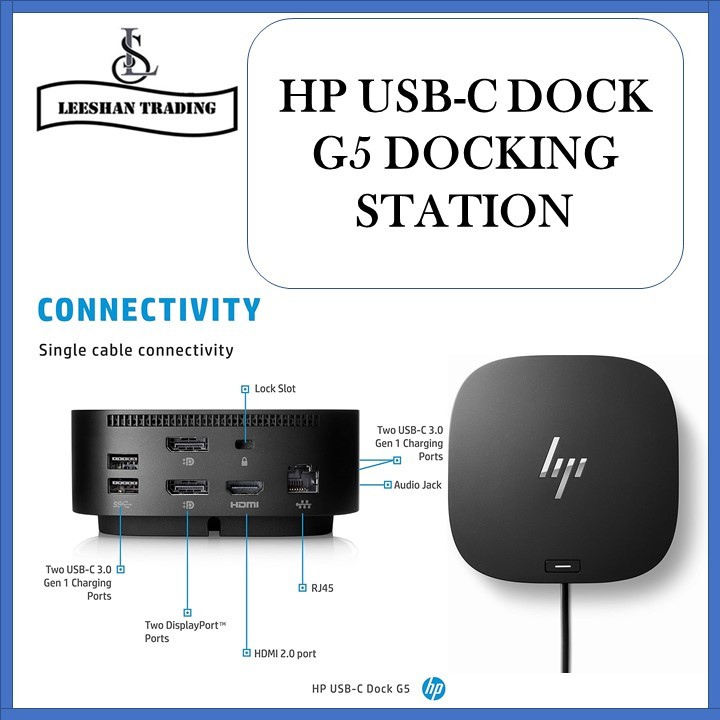 HP USB-C Dock G5 Essential Docking Station-compatible with notebooks ...