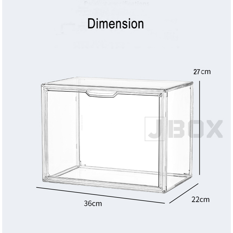 Acrylic Bag Storage Box / Transparent Storage Box / Display Box [J Box ...