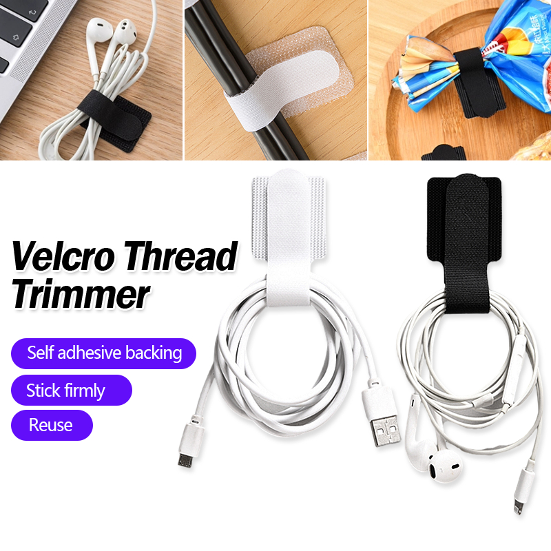 10Pcs Velcro Cable Tidy Management Clips Cable Holder USB Cable Winder ...