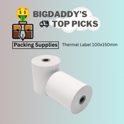 Thermal Label Sticker Paper 150*150mm 350pcs AWB Label Direct Print ...