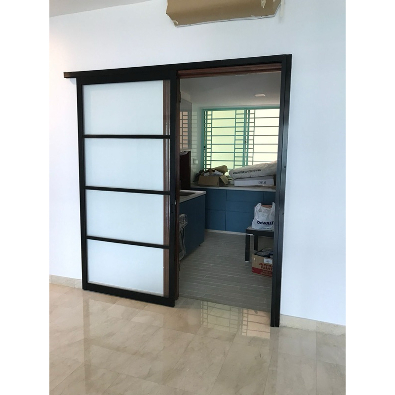 Hdb/Condo 4 x 8ft aluminium sliding panel lattice design for kitchen ...
