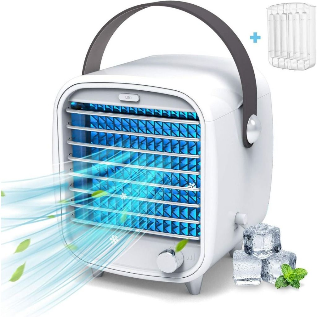 [5096] Portable Air Conditioner Fan Mini Evaporative Cooling Fan,3 in 1 ...