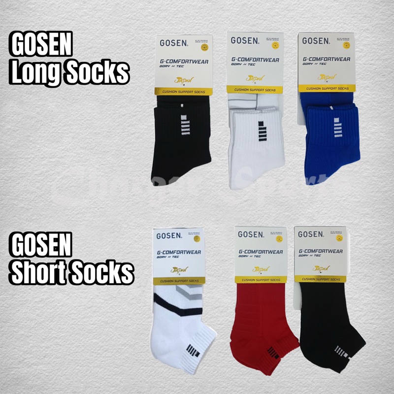 GOSEN Badminton Socks (Unisex) | Shopee Singapore