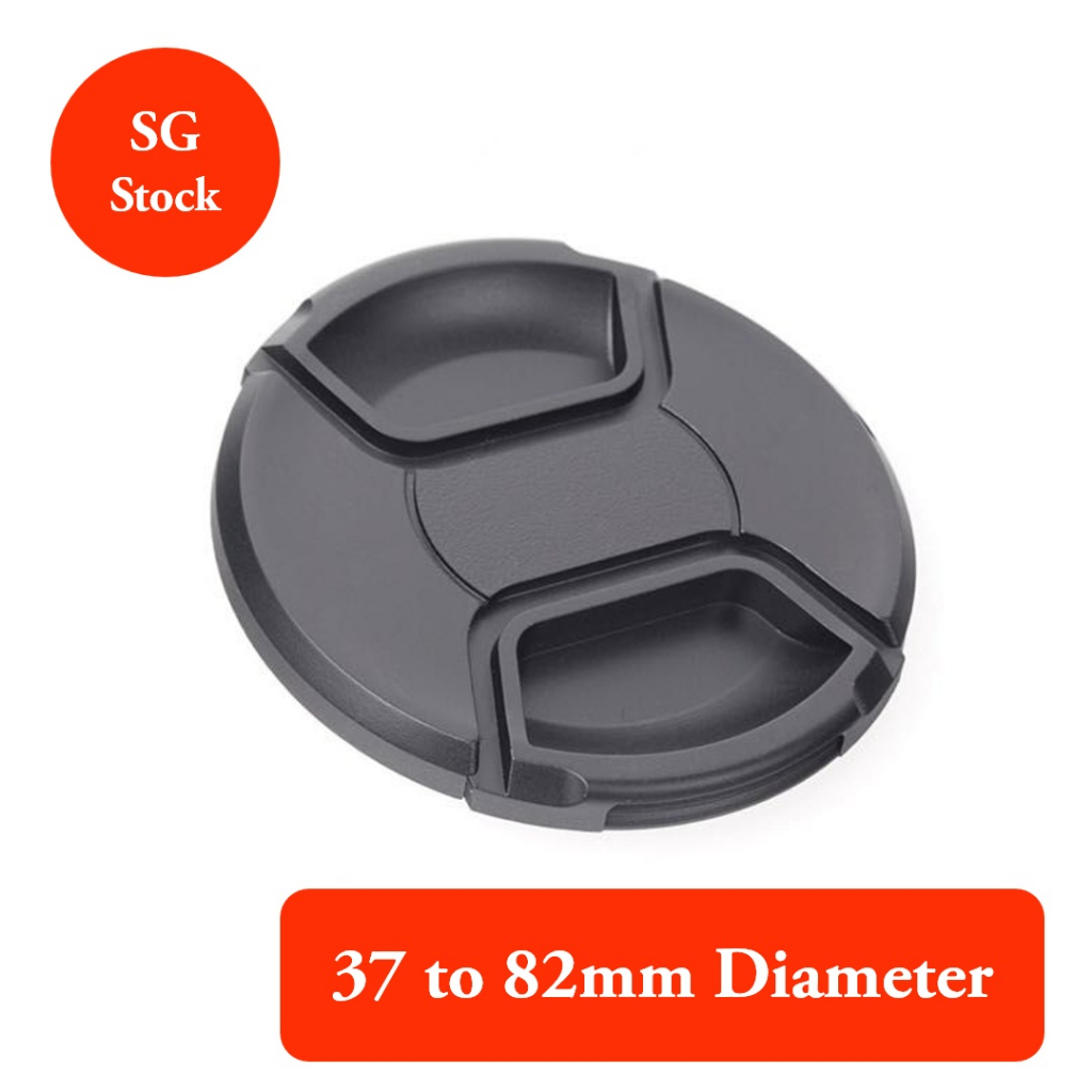 Camera Front Lens Cap Cover (Various Sizes) | Shopee Singapore