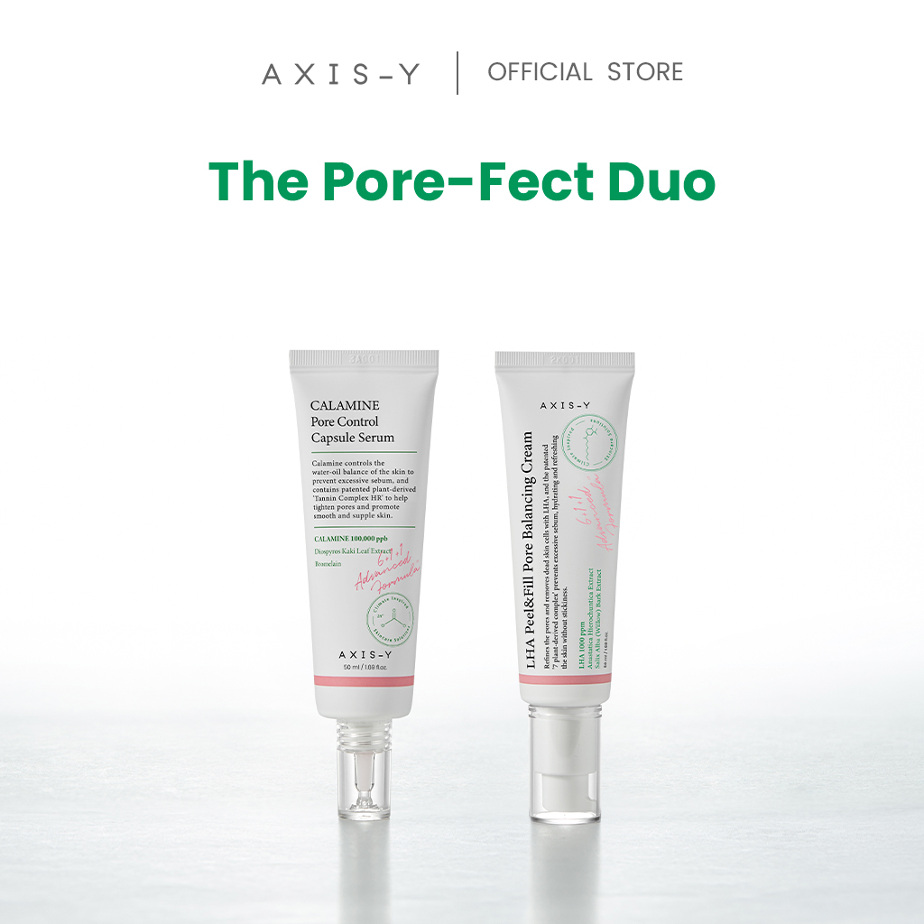 [AXIS-Y OFFICIAL] The Pore-Fect Duo ( Pore Balancing Cream + Pore Control Capsule Serum ...