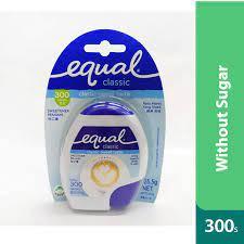 EQUAL Classic Tablets 300s Zero Calorie Sweetener/EQUAL Monk Fruit ...