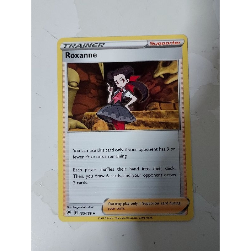 Pokemon roxanne trainer supporter astral radiance card | Shopee Singapore