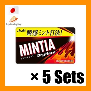 【Mint Candy】Asahi MINTIA Dry Hard (50 tablets) × 5 Sets 薄荷糖 口气清新剂 ★The ...