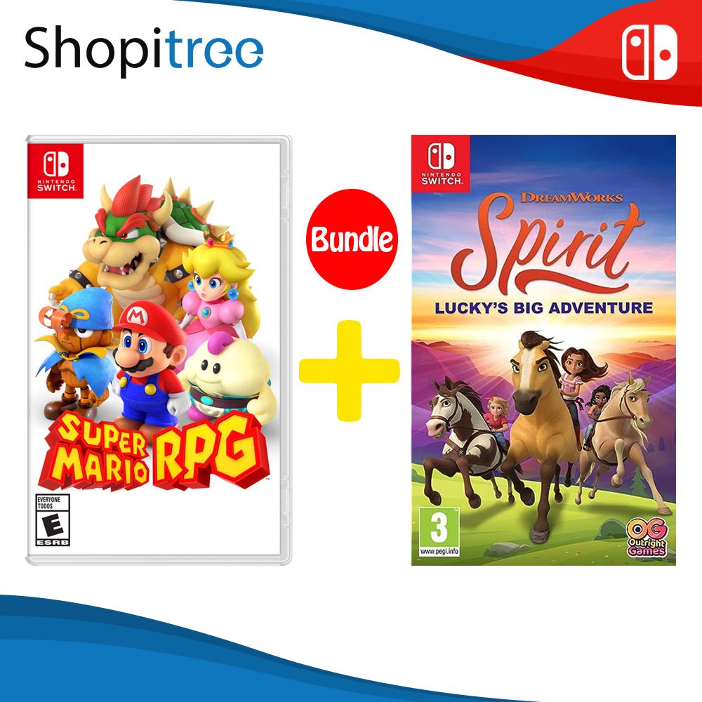 Nintendo Switch Super Mario RPG + Nintendo Switch DreamWorks Spirit ...
