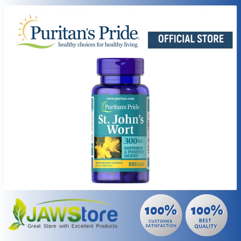 Puritan's Pride St. John's Wort Standardized Extract 300 mg / 100 ... Puritan's Pride St. John's Wort Standardized Extract 300 mg / 100 ...