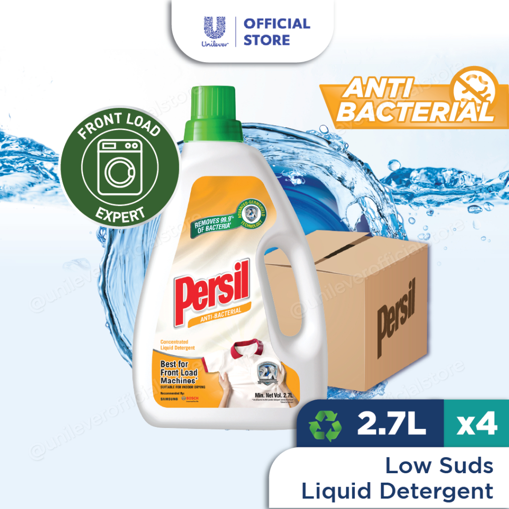 [Bundle of 4] Persil Liquid Detergent 2.7L Carton Deal | Shopee Singapore