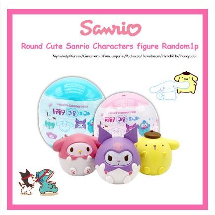 [Sanrio] Round Cute Sanrio Characters figure Random1p (Mymelody/Kuromi ...