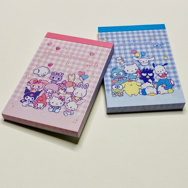 [Authentic 🇯🇵] SANRIO Family - Mini Notepad - Sanrio Characters Girls ...