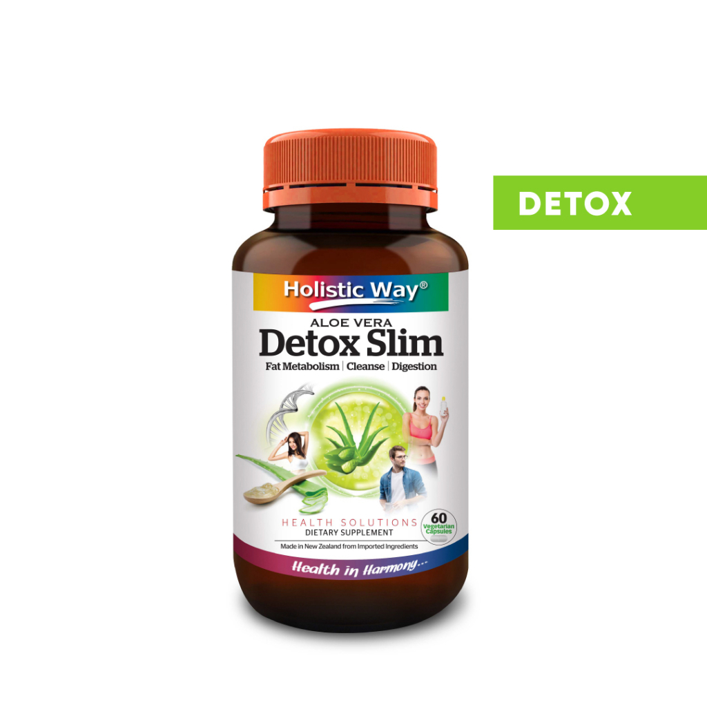 [Exp: Jun 2024] Holistic Way Detox Slim with Aloe Vera (60 Vegetarian ...