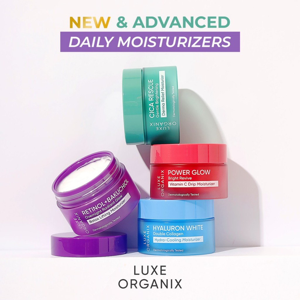 [VVB] Luxe Organix Moisturizer (Power Glow Bright Revive , Retinol ...
