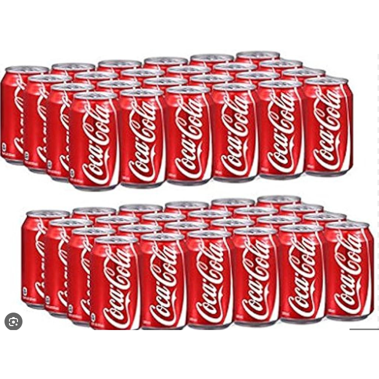 COCA COLA 1 CARTON 24 TIN/ 24 CAN / COLA / CARBONATED DRINKS / 320ML ...