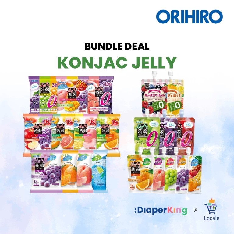 ORIHIRO JAPAN Purunto Konjac Jelly (130g Standing Pouch / Sachet ...