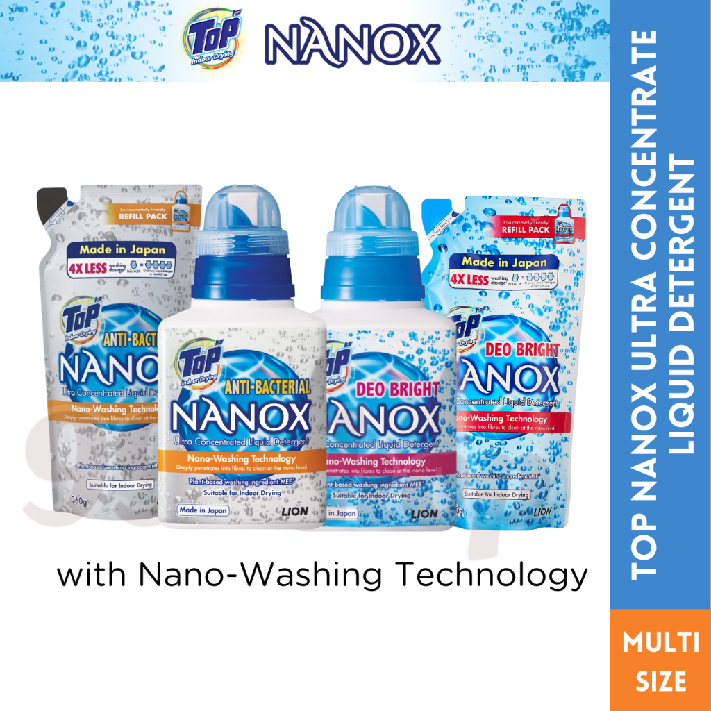 Top Nanox Ultra Concentrated Liquid Detergent 450g or Refill 360g | Shopee Singapore