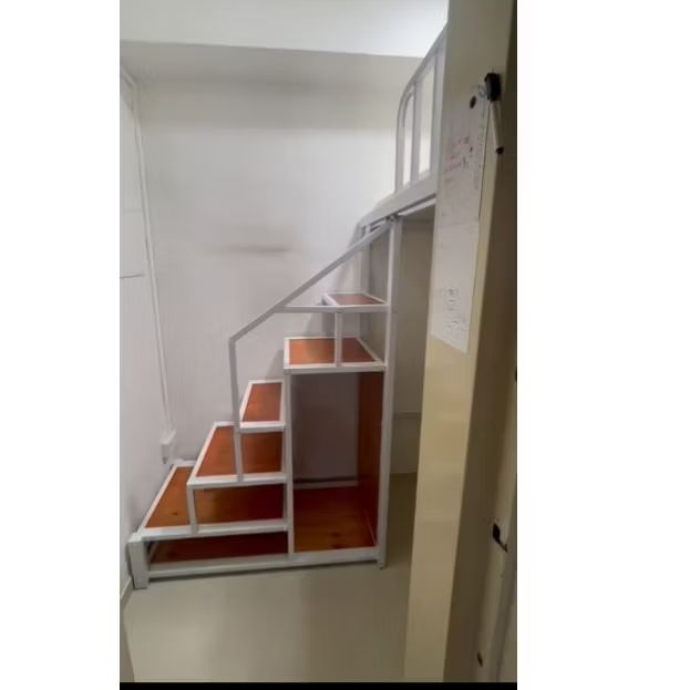 Loft bed customize singapore/helper loft bed/bomb shelter /store room ...