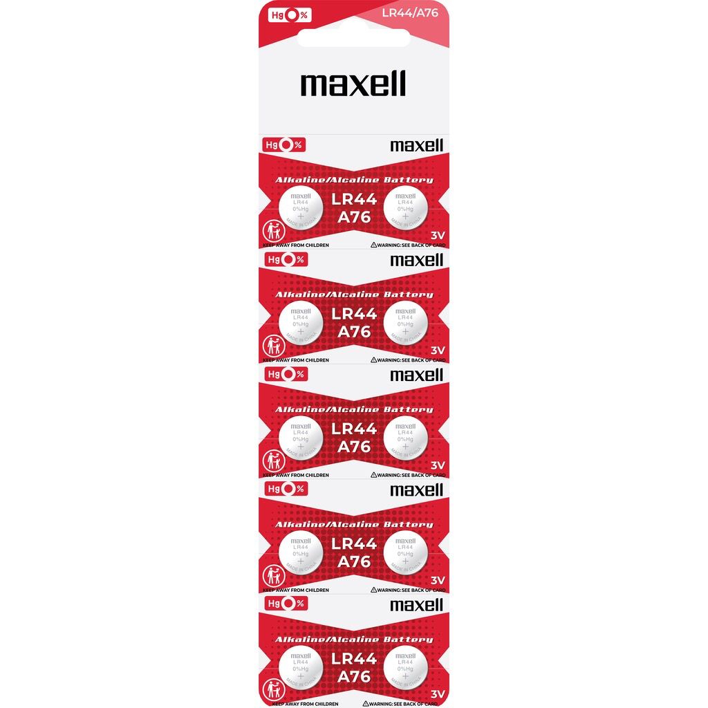 Maxell [LR44] Micro Alkaline Battery (10pcs per pack) | Shopee Singapore
