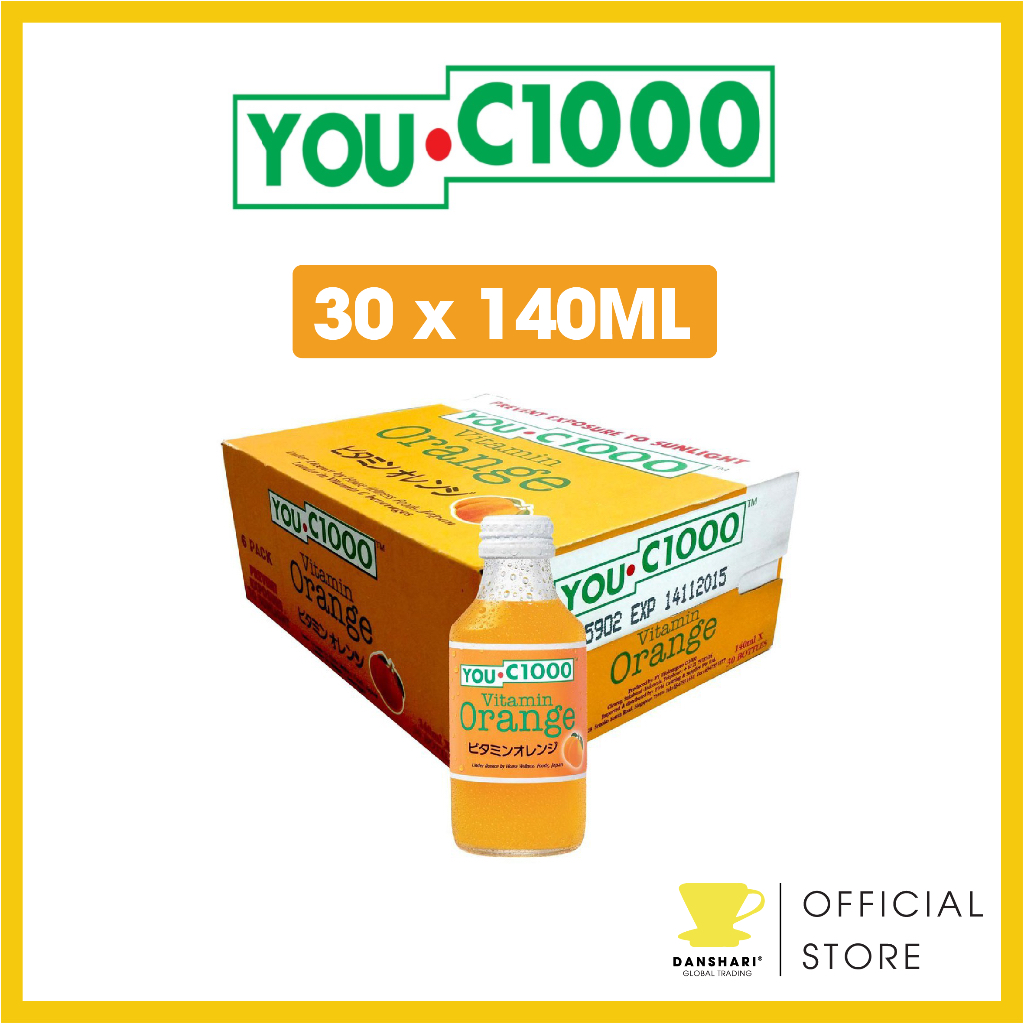 YOU C1000 Vitamin Orange (140ml x 30 Bottles) | Shopee Singapore