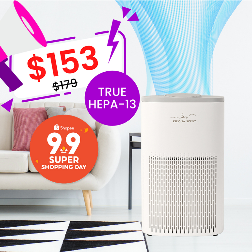[KIRONA SCENT] LUCENT True HEPA-13 Medical Grade Air Purifier. 1 Year ...