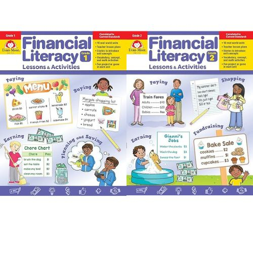 Financial Literacy Lessons & Activities, Grade 1/2 (Evanmoor) | Shopee ...