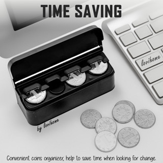 SG Ready Stock - Black Coin Storage Box - Coins Case Organiser Holder ...