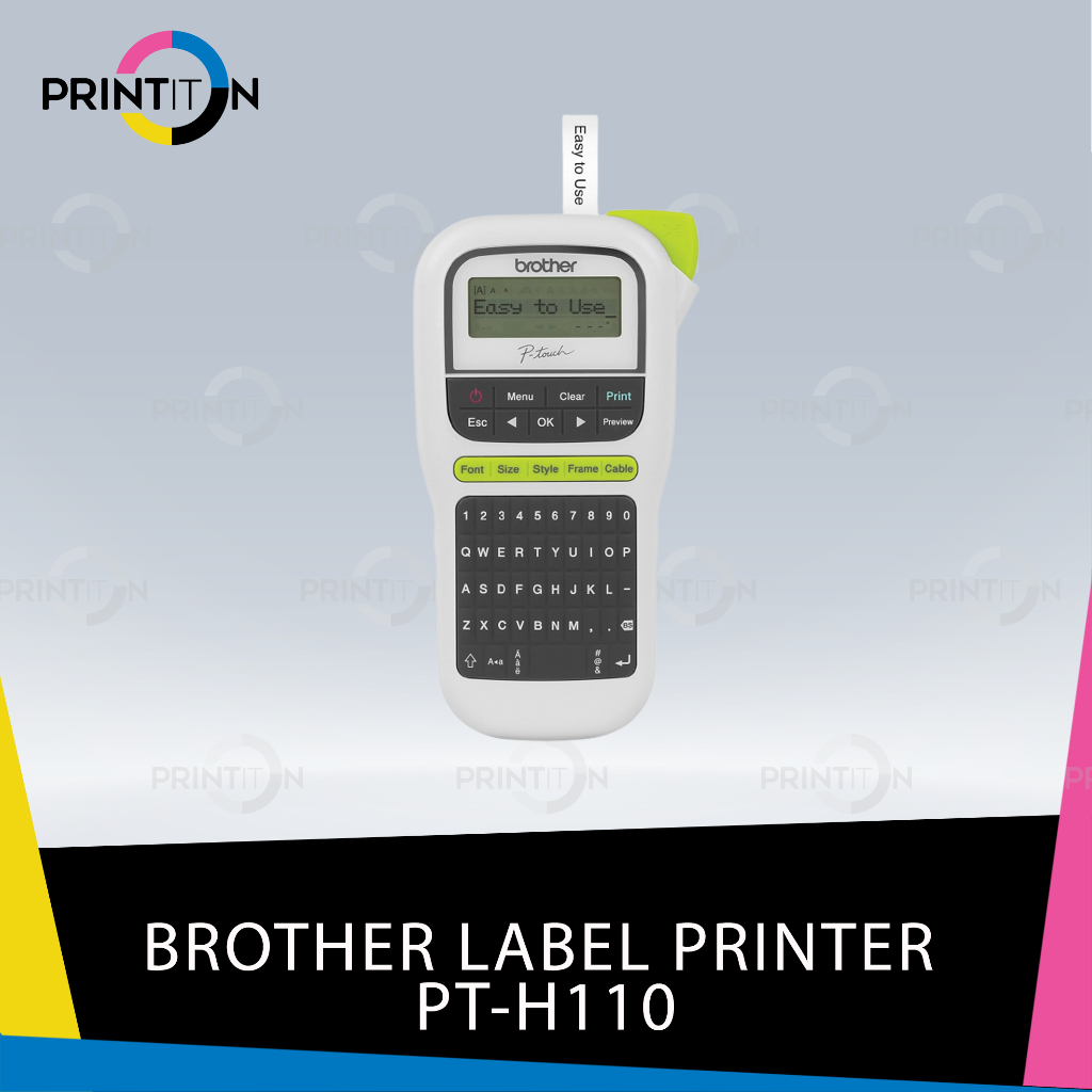 [ORIGINAL] Brother PT-H110 PT H110 Label Printer | Shopee Singapore