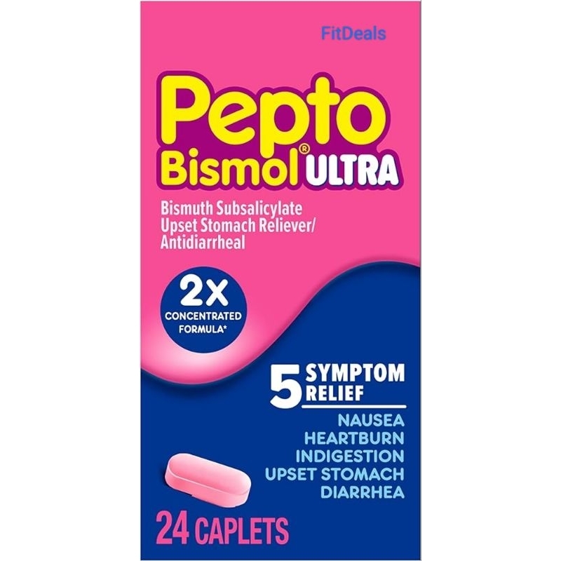 Pepto Bismol Ultra (24 Caplets) | Shopee Singapore