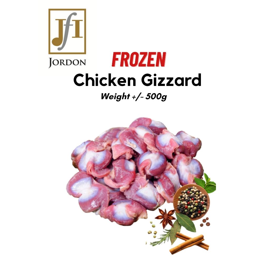 [Jordon] Frozen Chicken Gizzard 500g | Shopee Singapore