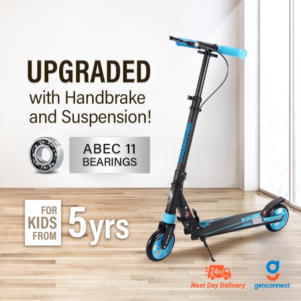 2 Wheels Kids Scooter For Children With Safety Handbrake/Suspension ...