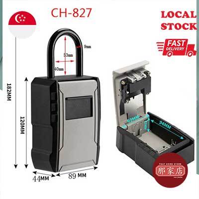 [Upgraded] Key Storage Box with Key Hook/Wall Mounted 4 Digit ...