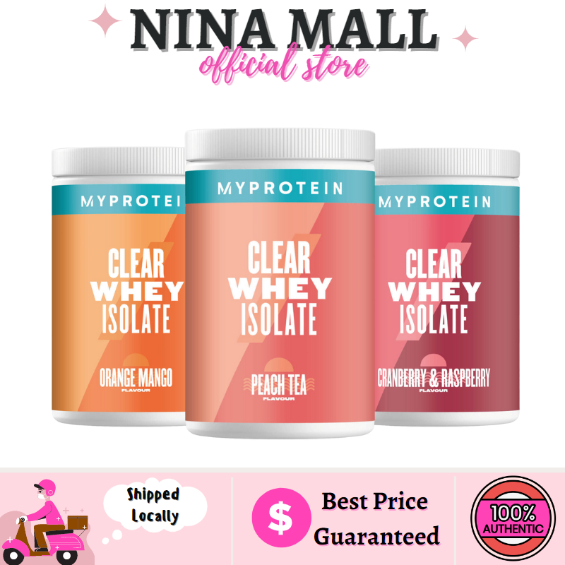 [SG | Authentic] Myprotein Clear Whey Isolate | Orange Mango | Peach ...