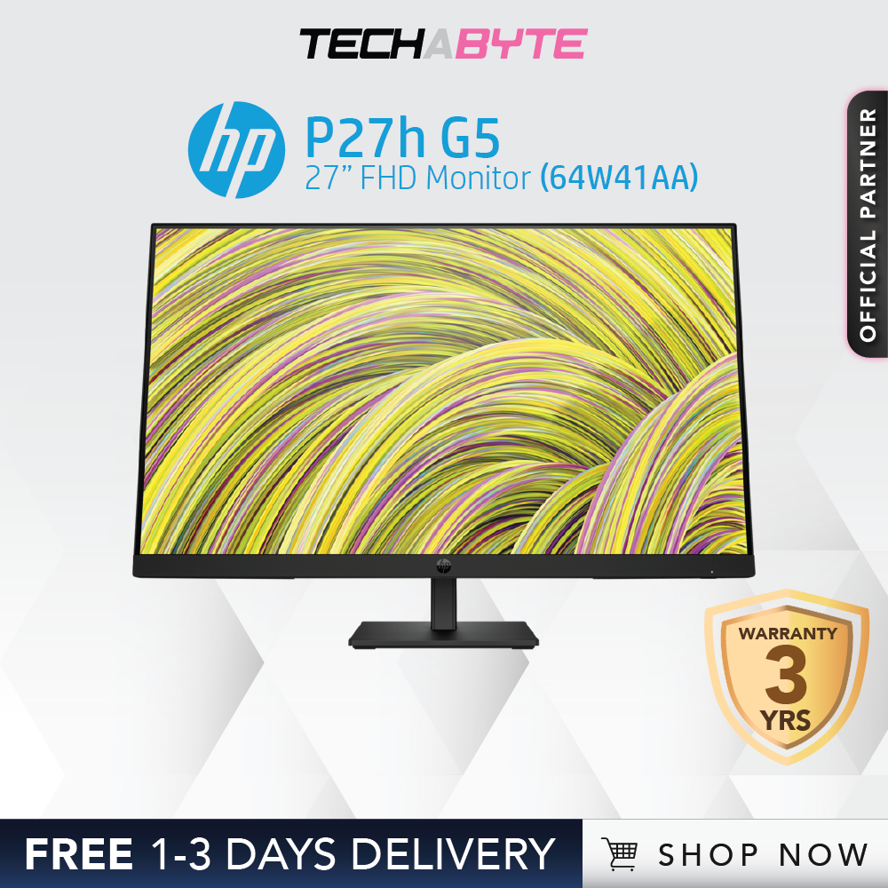 HP P27h G5 | 27" FHD | 75 Hz | IPS Monitor | Shopee Singapore